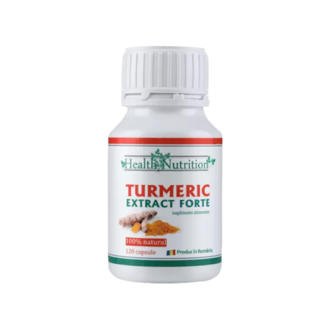 TURMERIC EXTRACT FORTE 120 cps Health Nutrition - RevoBio.ro
