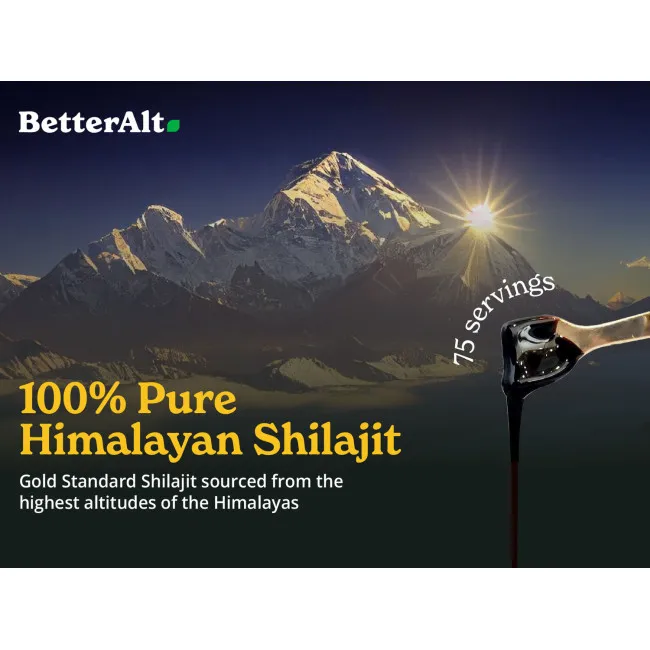 Better Alt Shilajit Himalayan, Rasina Pura De Shilajit Din Himalaya, 30 G