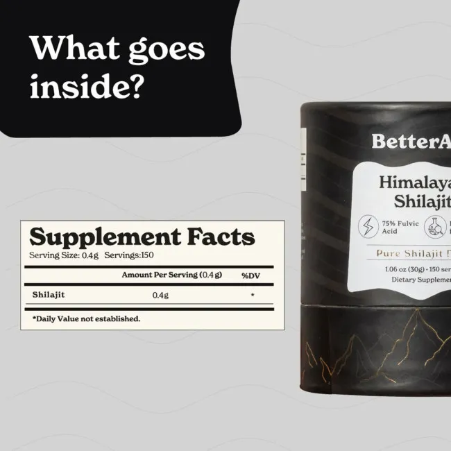 Better Alt Shilajit Himalayan, Rasina Pura De Shilajit Din Himalaya, 30 G