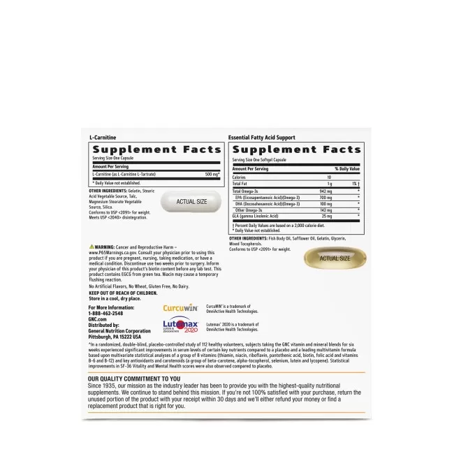 Gnc Women's Vitapak Program Energy And Metabolism, Complex De ...