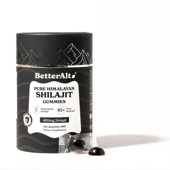 Better Alt Pure Himalayan Shilajit Gummies, Jeleuri De Shilajit Din ...