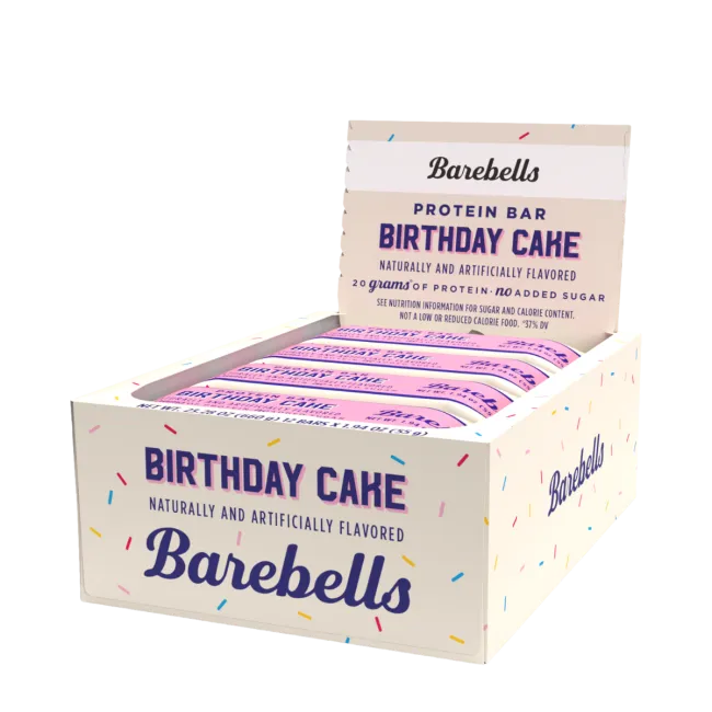 Barebells Protein Bar Birthday Cake, Baton Proteic Cu Aroma De Birthday ...