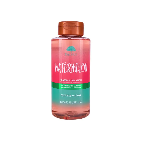 Tree Hut Foaming Gel Wash Watermelon, Gel De Dus Cu Aroma De Pepene, 532 Ml