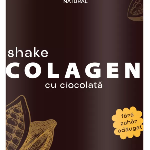Colagen shake cu ciocolata 300g, Obio