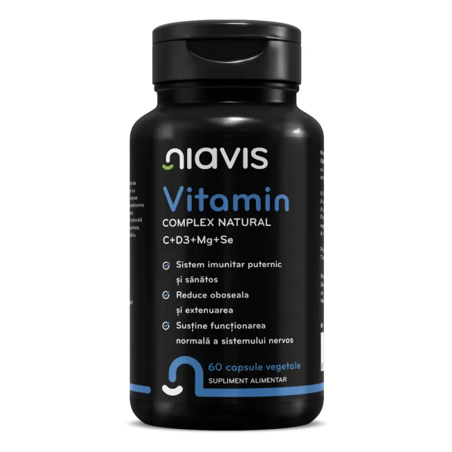 VITAMIN COMPLEX NATURAL C+D3+MG+SE 60CPS